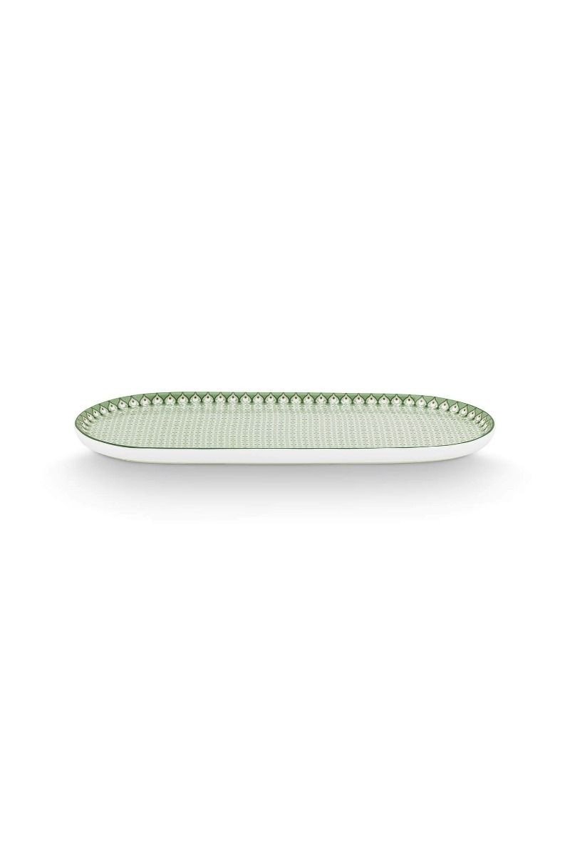 Travessa Porcelana Tiles Verde Claro 25 cm Lily&Lotus Pip Studio